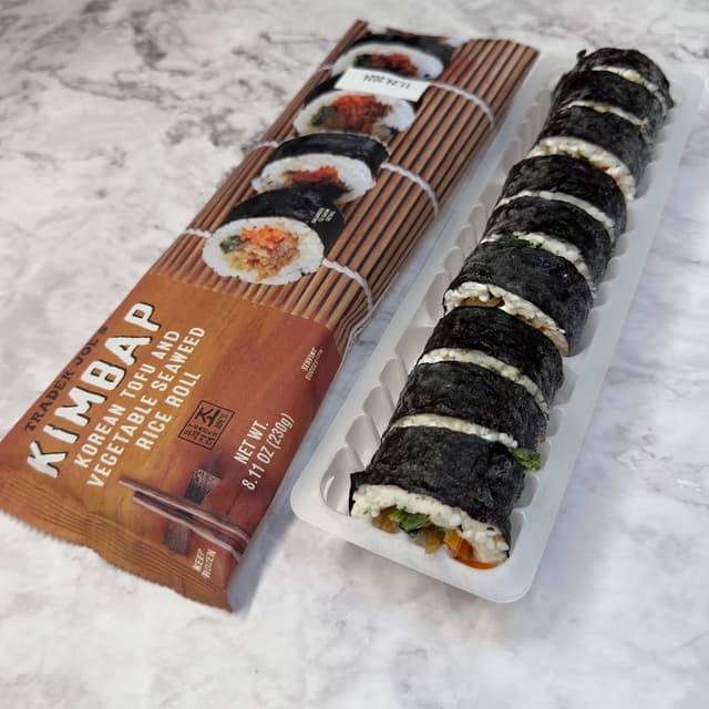 Kimbap at Trader Joe's - Review by @berryveganplanet | abillion