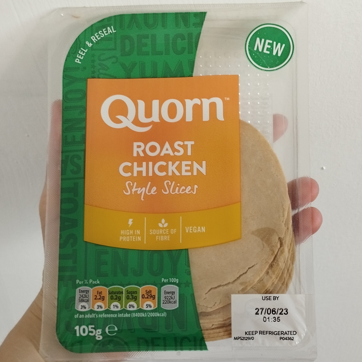 Roast chicken style slices from Quorn - Vegan Product Reviews & Ratings ...