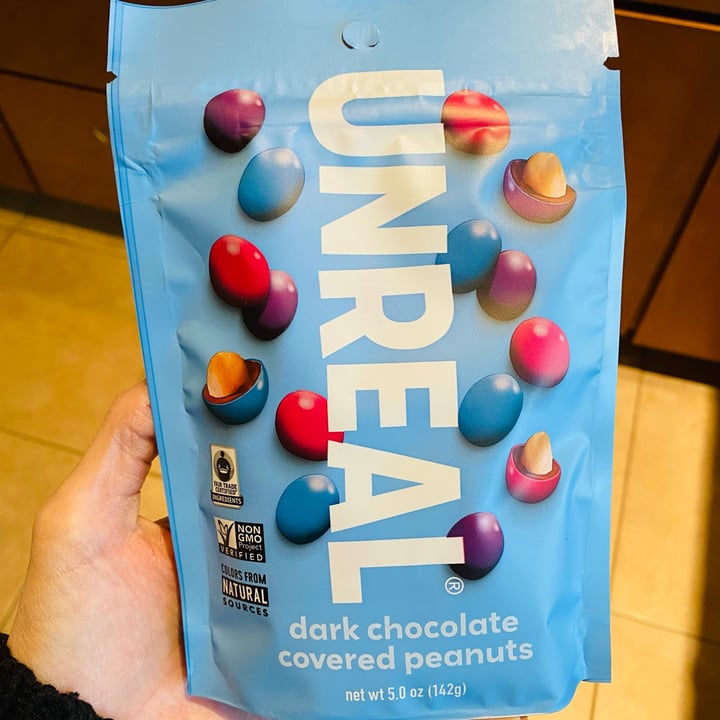 UNREAL Dark Chocolate covered peanuts Review | abillion