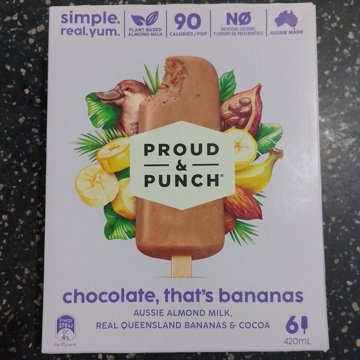 Chocolate, That’s Bananas Ice Cream from Proud & Punch - Vegan Product ...