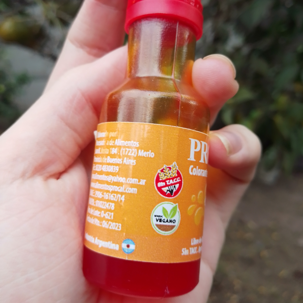 Procal Colorante Artificial Amarillo from Procal - Vegan Product ...