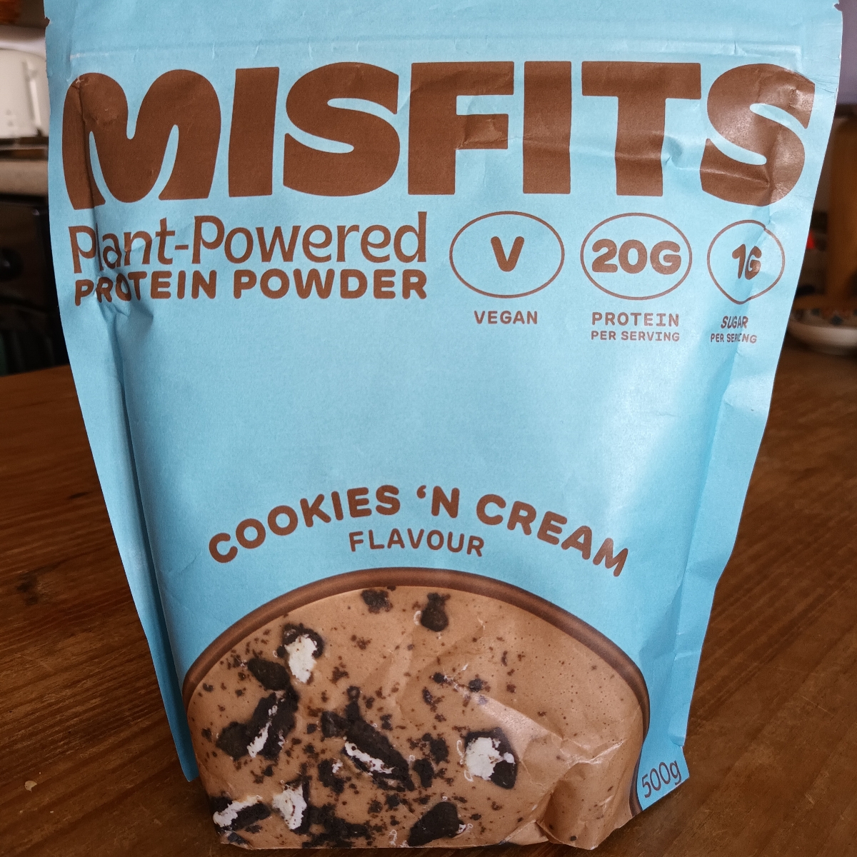 Misfits Cookies 'n Cream Flavour Protein Powder from Misfits - Vegan ...