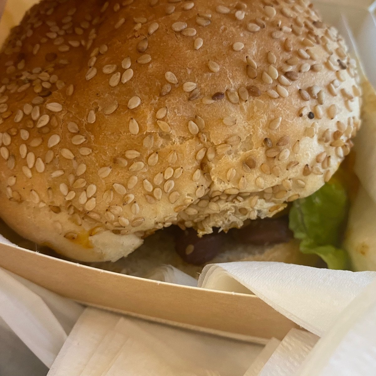 Chicken Burger Con Patate at Il Vegetariano e Vegano di Marcella ...