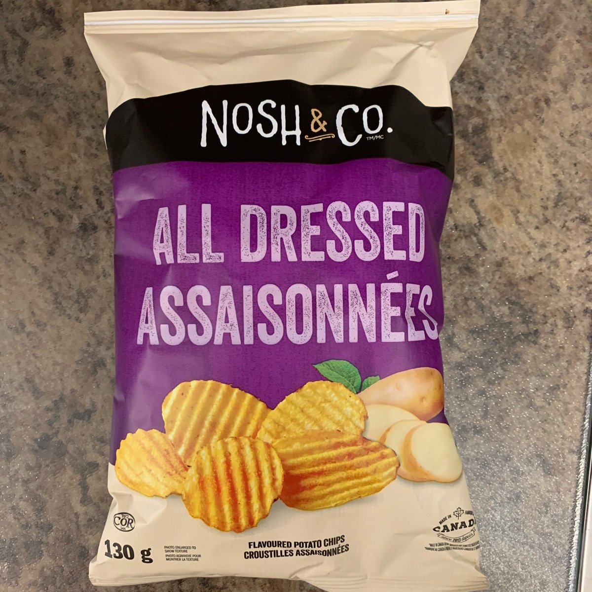 Nosh & Co. All Dressed Potato Chips 评价 | abillion