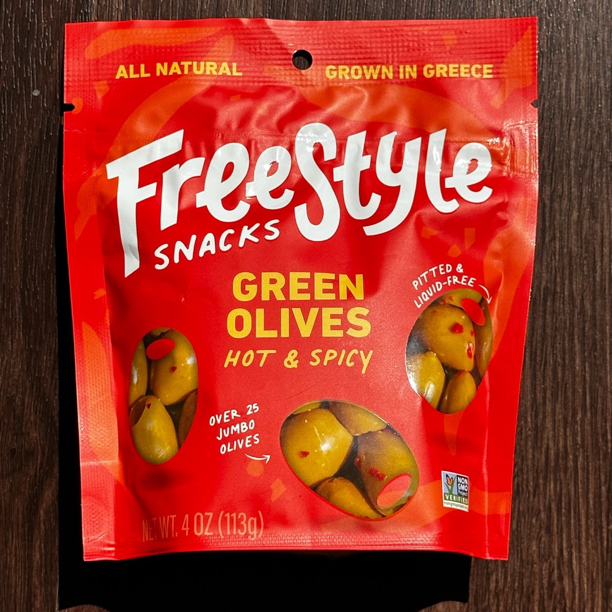 Green Olives Hot & Spicy from Freestyle Snacking - Vegan Product ...