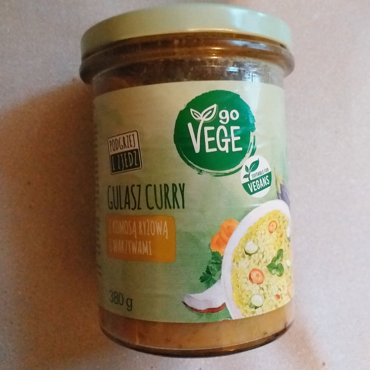 Gulasz Curry z komosą ryżową i warzywami from Go Vege - Vegan Product ...