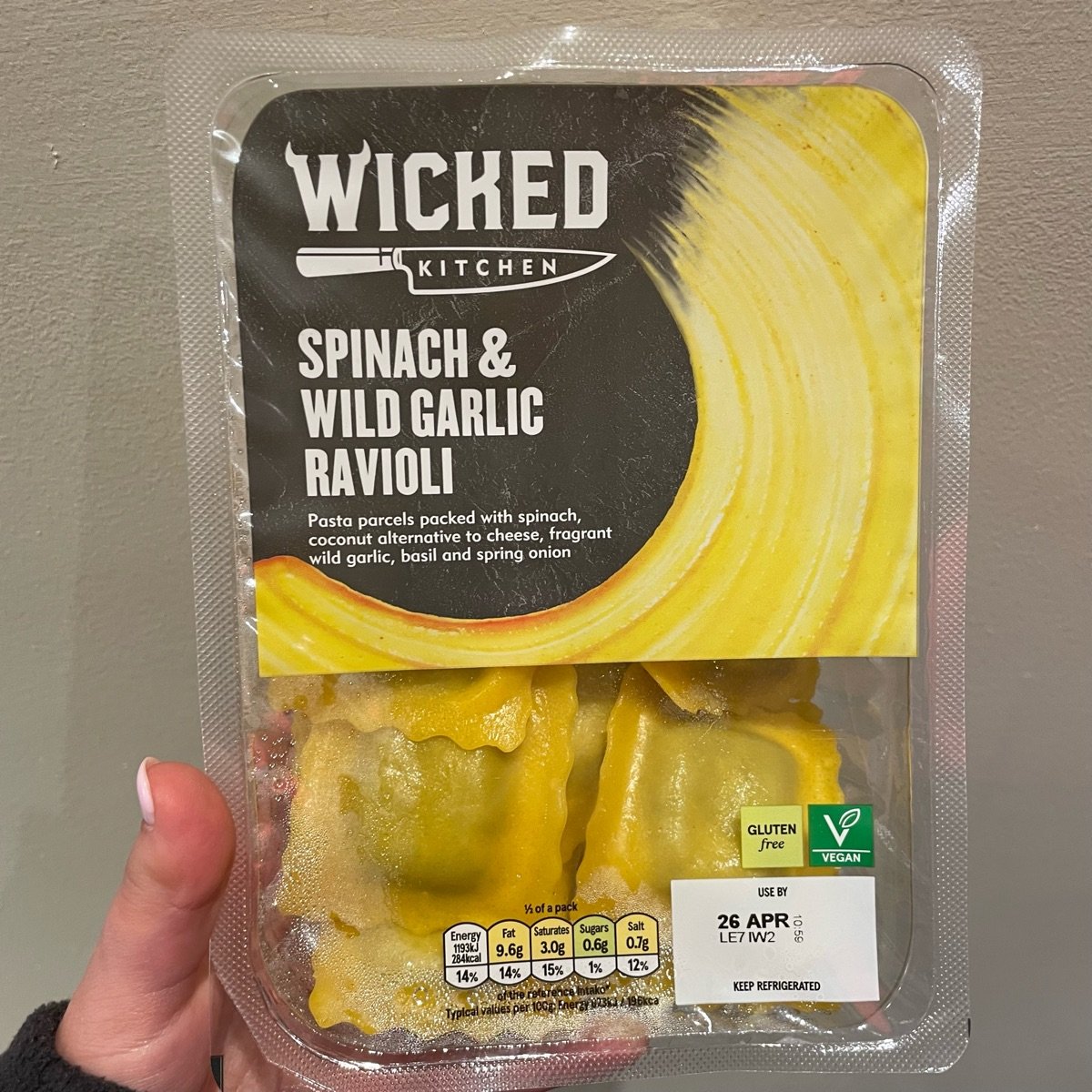 Wicked - Spinach & Wild Garlic Ravioli Review | abillion