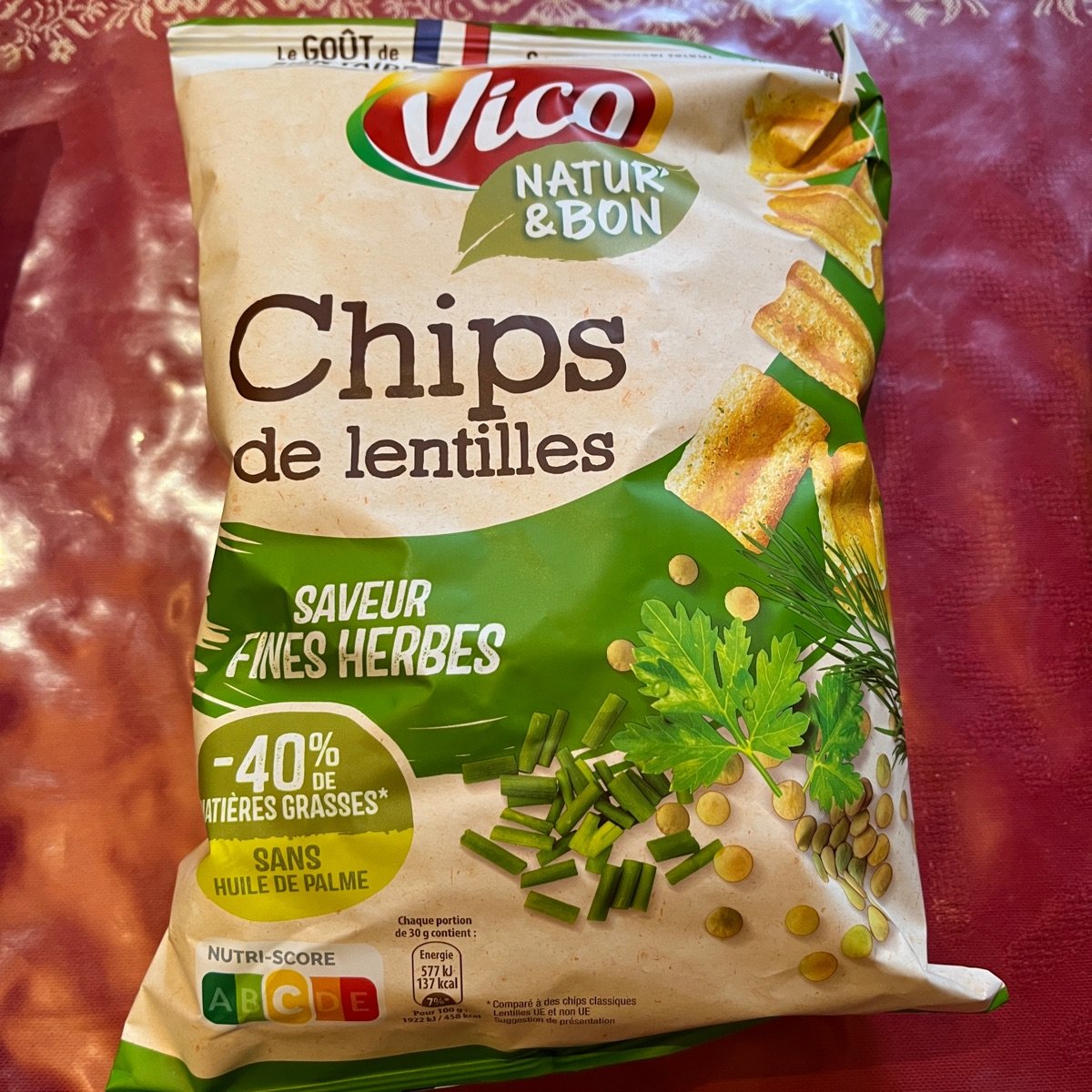 Chips de Lentilles from Vico - Vegan Product Reviews & Ratings | abillion