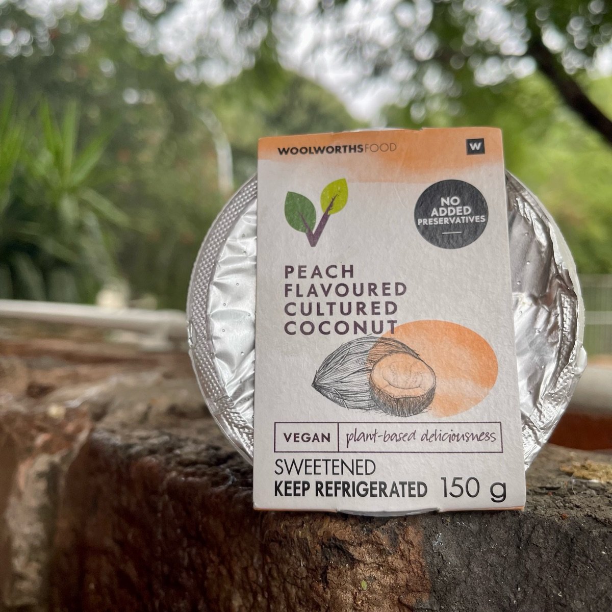 Peach Flavoured Cultured Coconut from Woolworths Food - Vegan Product ...