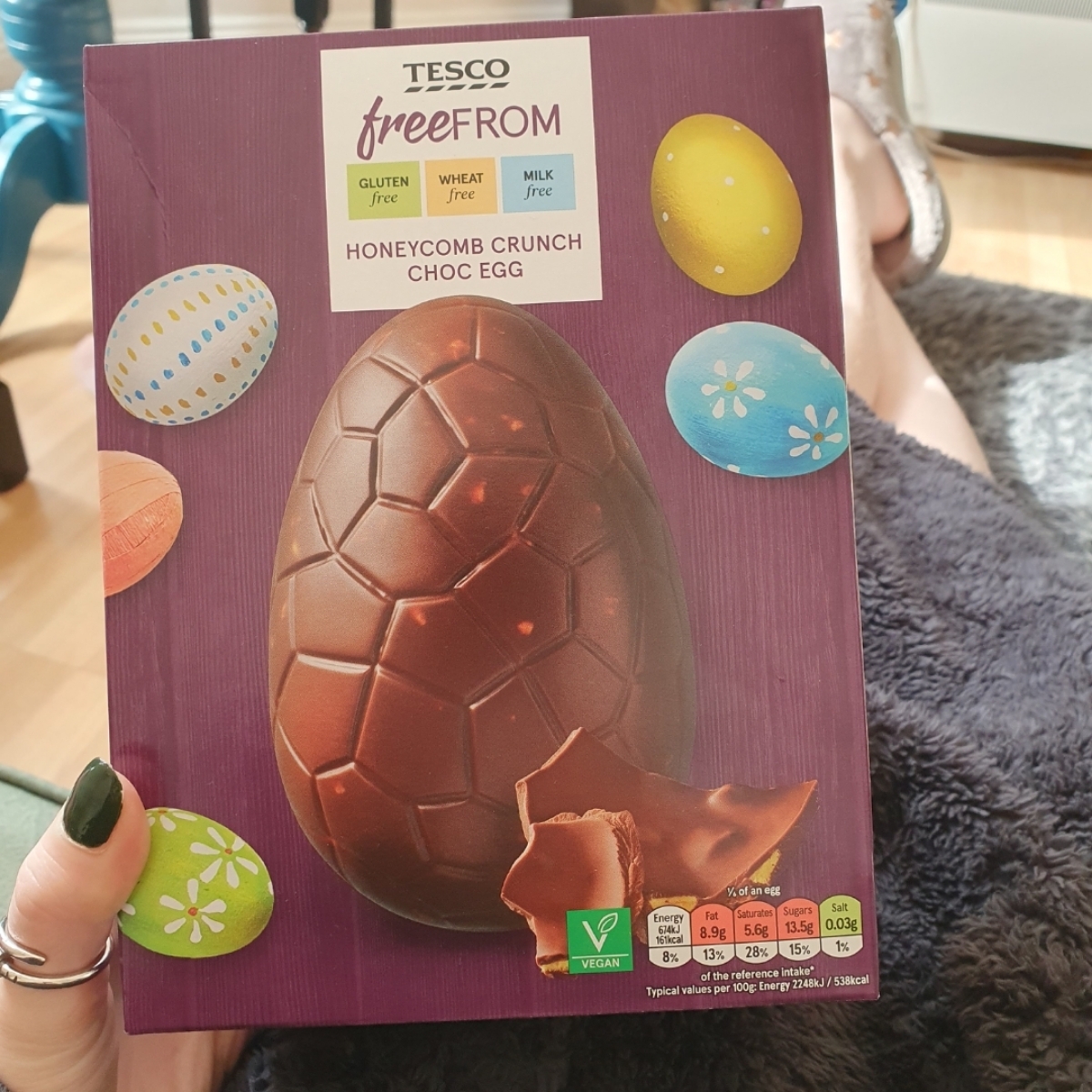 Honeycomb Crunch Choc Egg from Tesco - Vegan Product Reviews & Ratings ...