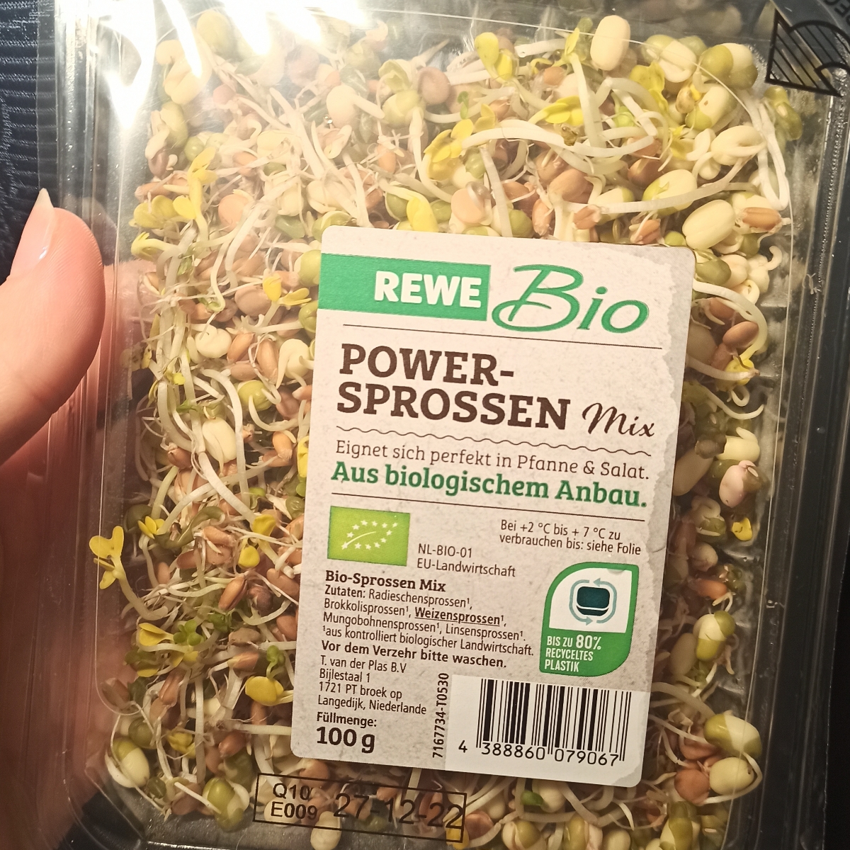 Power-Sprossen mix from Rewe Bio - Vegan Product Reviews & Ratings ...