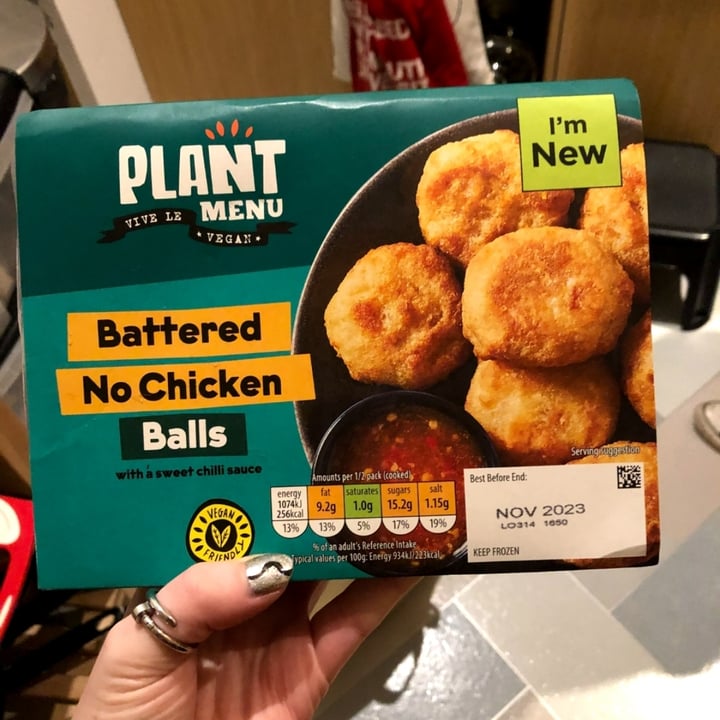 Plant Menu Battered No Chicken Balls Review | abillion