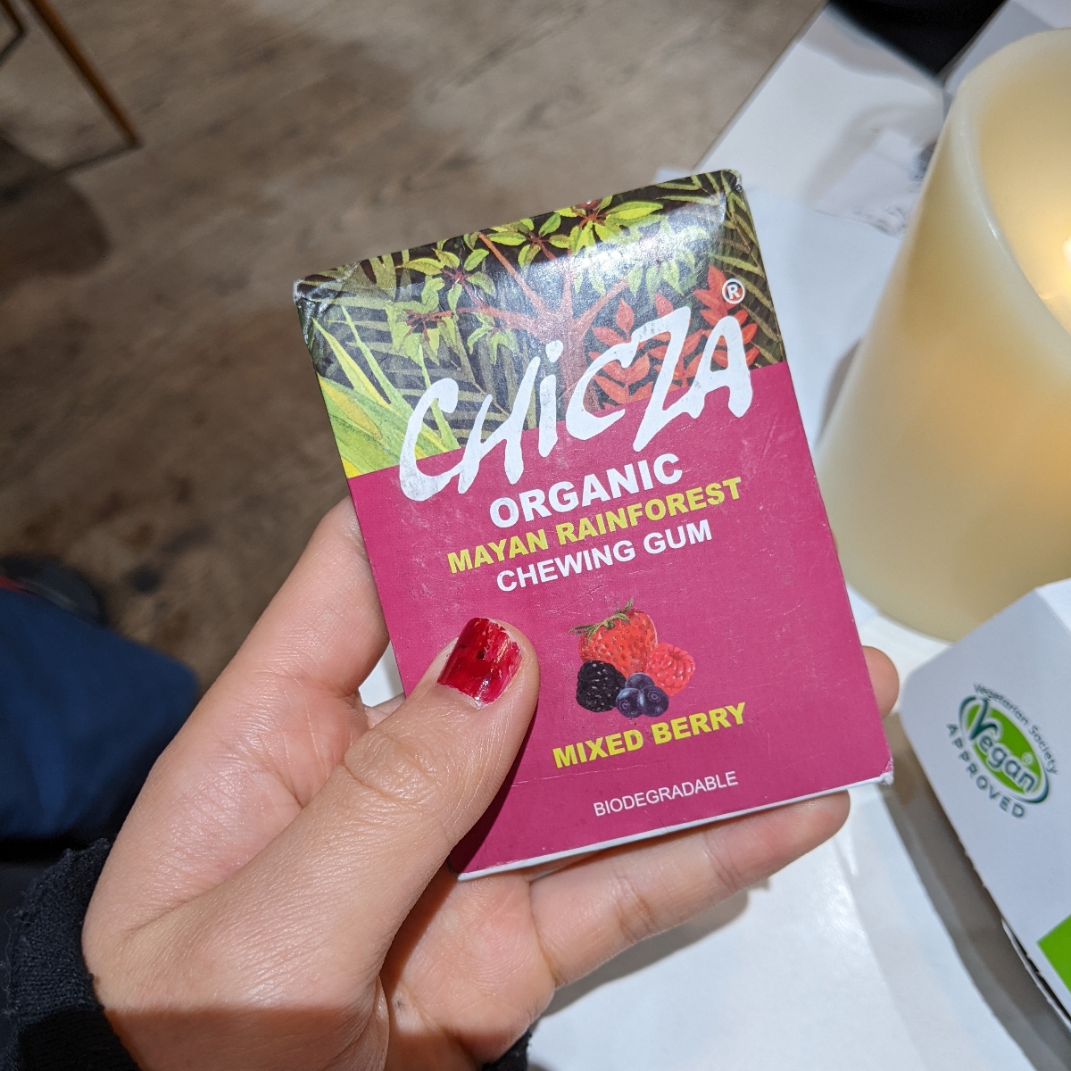 Organic Mayan Rainforest Chewing Gum Mixed Berry from Chicza - Vegan ...