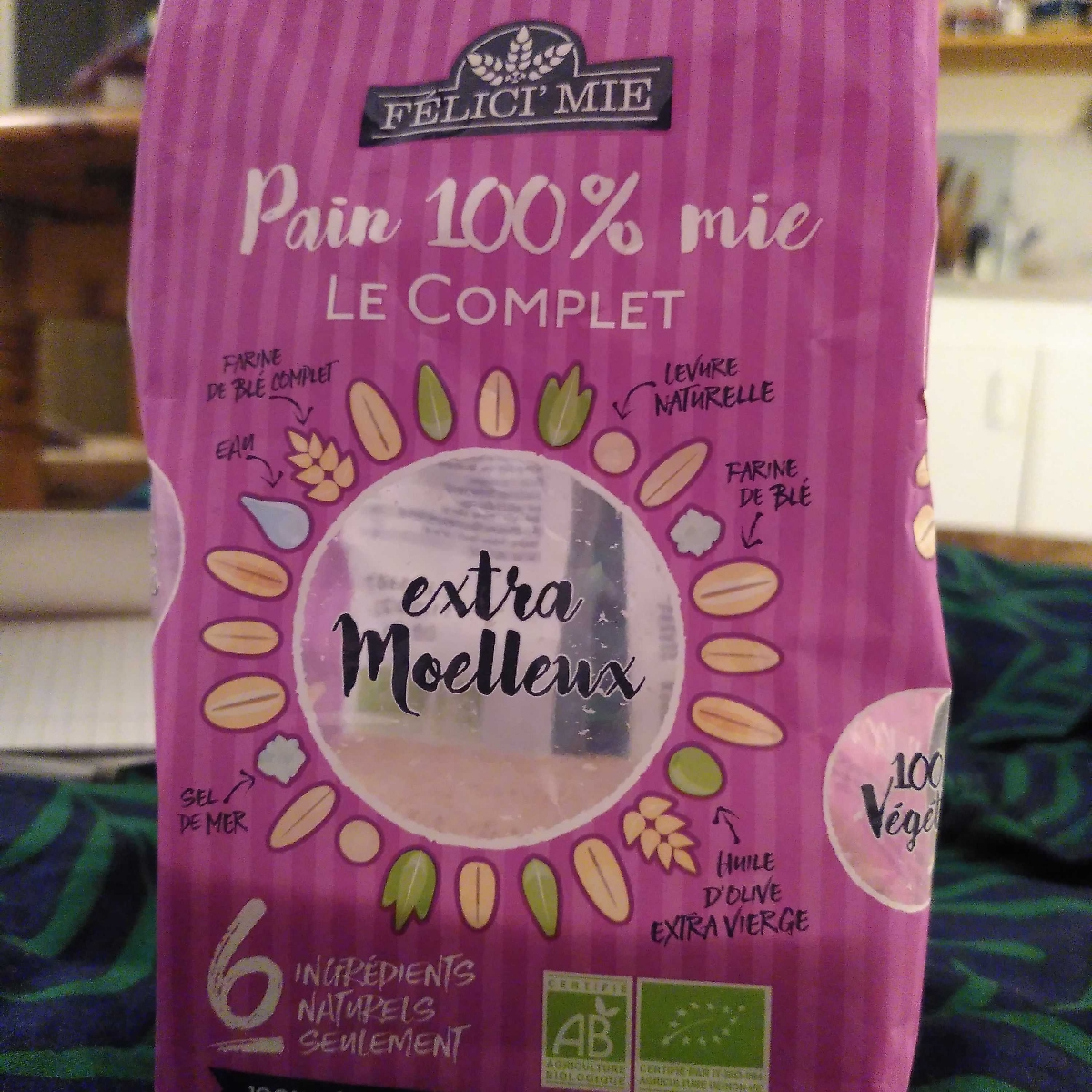 Pain 100% mie le complet from Felici'mie - Vegan Product Reviews ...