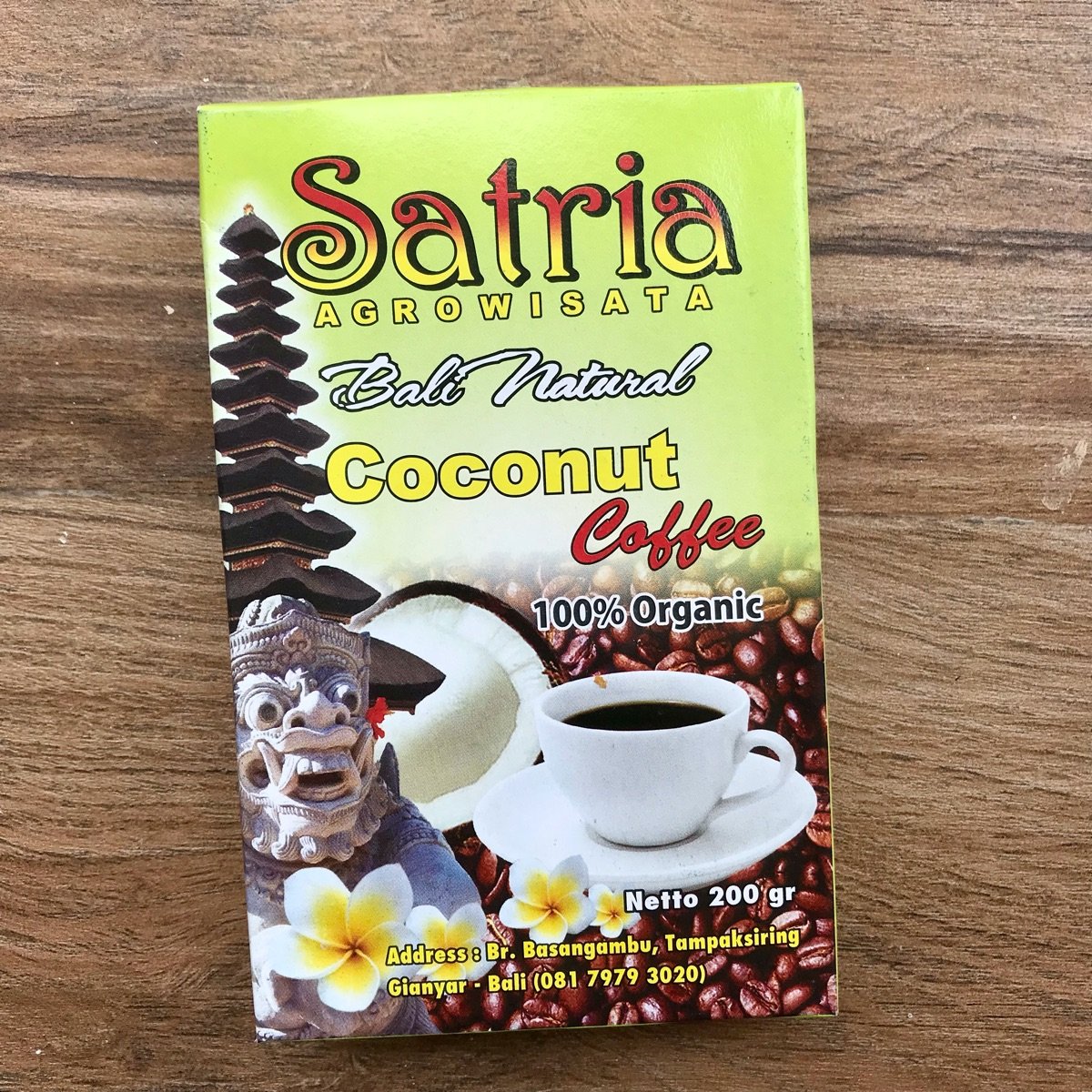 Bali Natural Coconut Coffee from Satria Agrowisata - Vegan Product ...