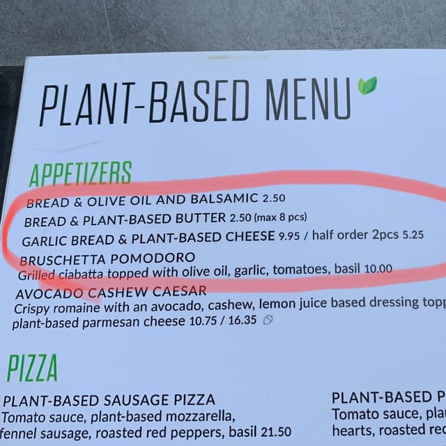 Garlic Bread & Plant-Based Cheese at IL FORNELLO on The Danforth ...