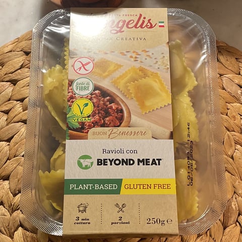 De Angelis Pasta Fresca Ravioli con Beyond Meat レビュー | abillion