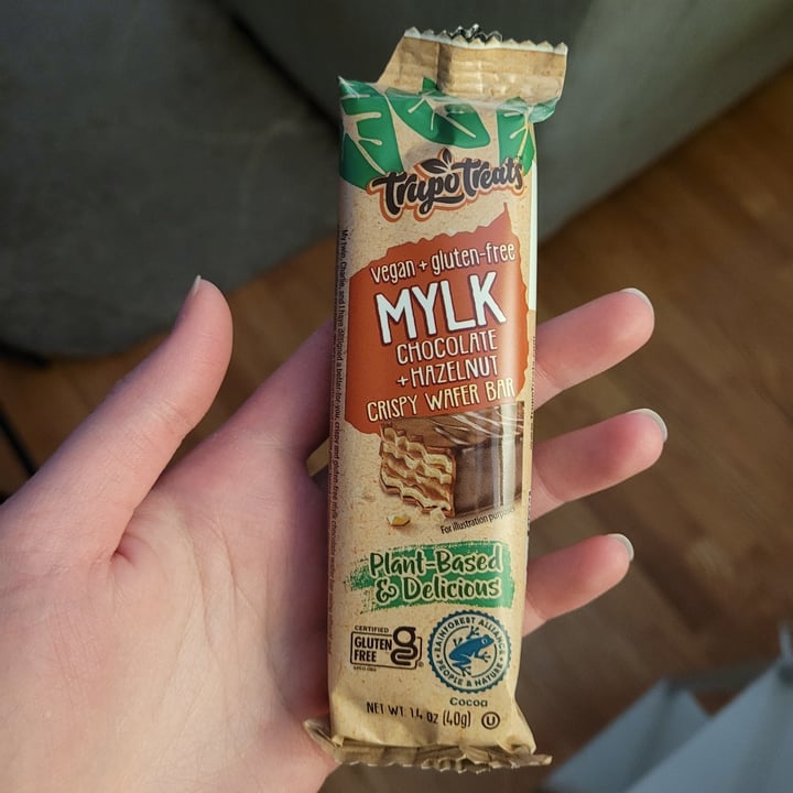 Trupo Treats Mylk Chocolate + Hazelnut Crispy Wafer Bar Review | abillion