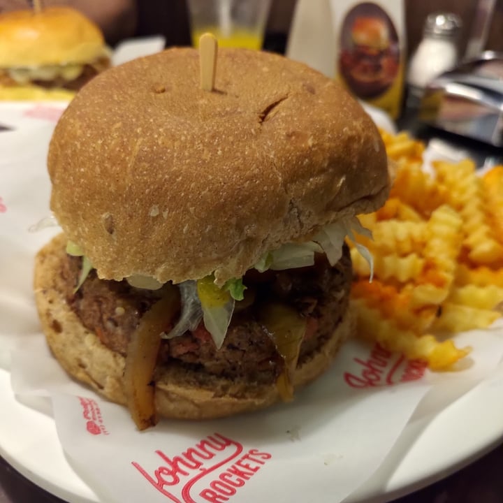 Johnny Rockets Avocado vegan Review | abillion
