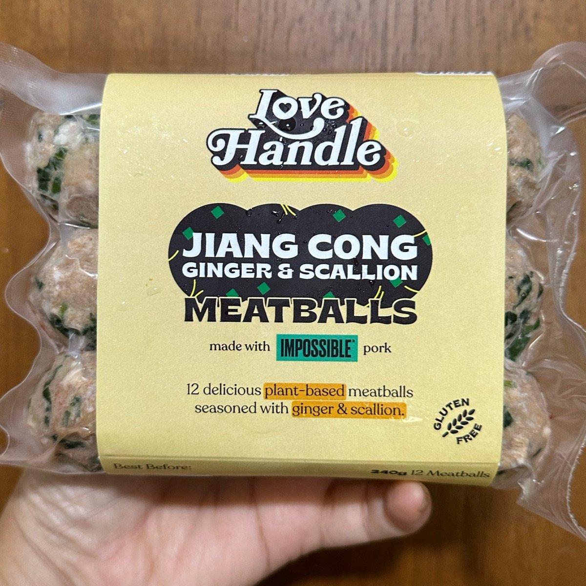Jiang Cong Ginger & Scallion Meatballs from Love Handle - Vegan Product ...