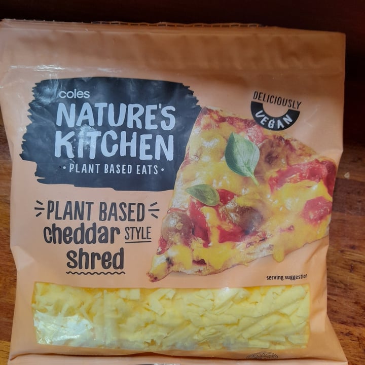 Coles Nature's Kitchen Plant based cheddar style shred Review | abillion