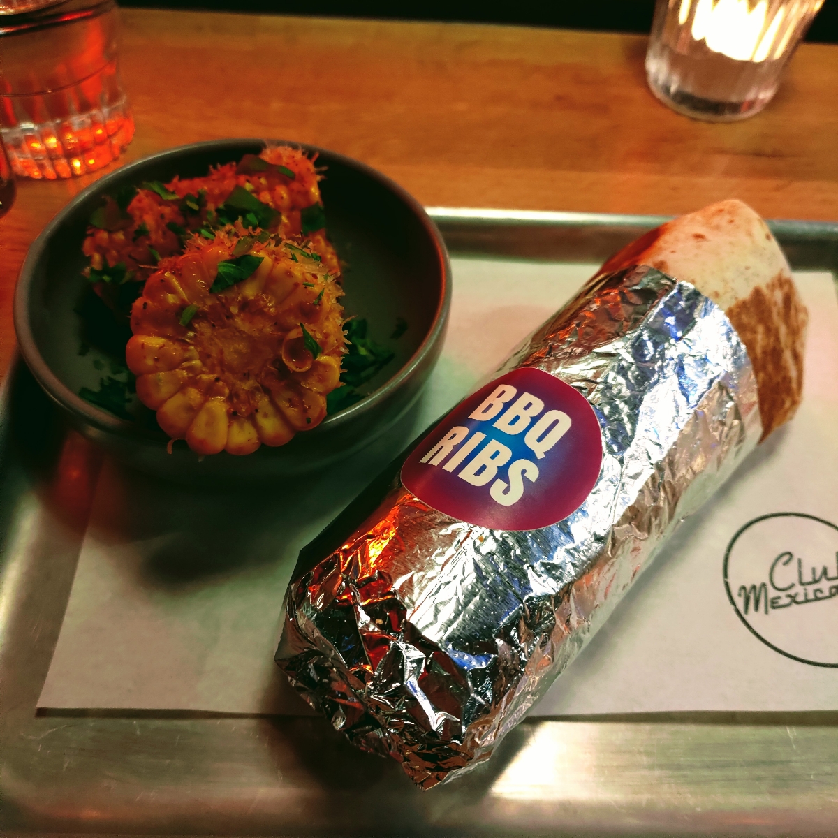 BBQ Short "Rib" Burrito at Club Mexicana, Spitalfields - Review by ...