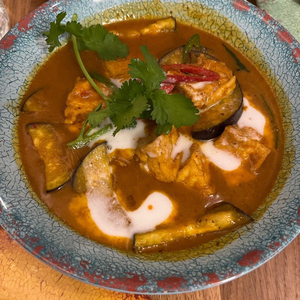 Panang Curry Tofu at Rosa's Thai Wimbledon, Merton - Vegan Dish Reviews ...