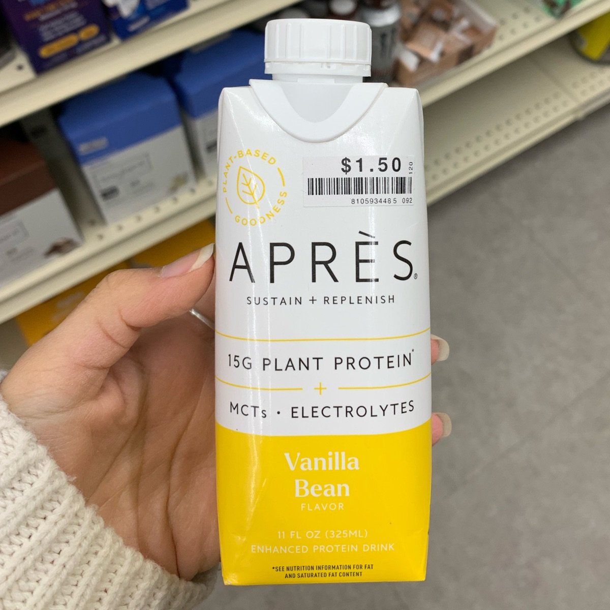 vanilla bean protein shake from apres - Vegan Product Reviews & Ratings ...