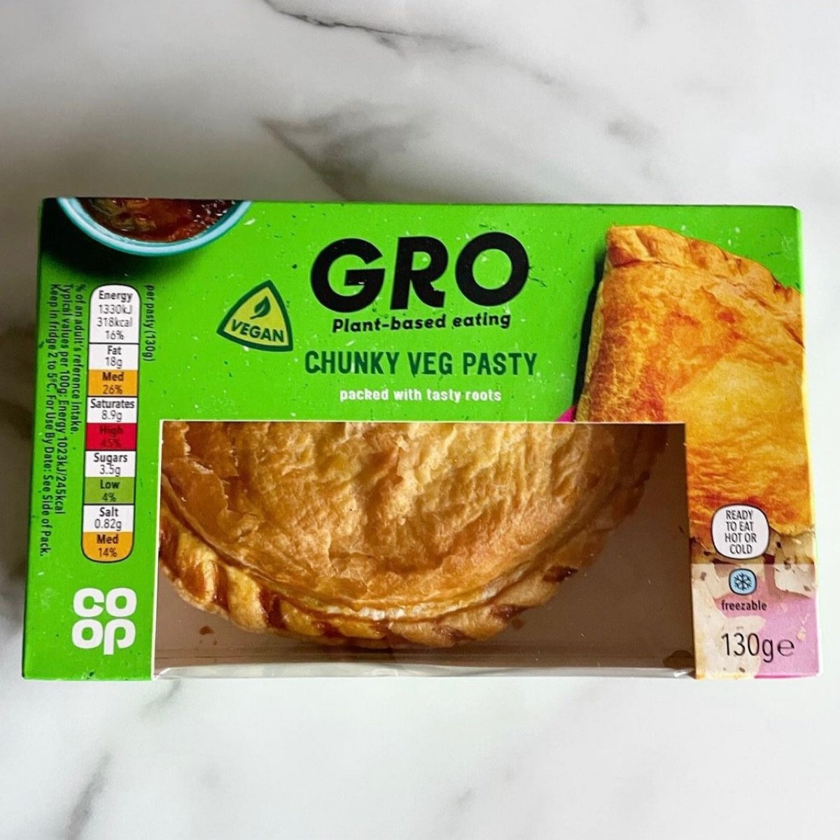 Chunky Veg Pasty from Co-op Gro - Vegan Product Reviews & Ratings ...