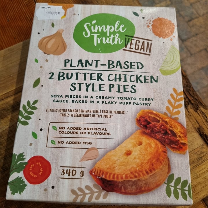 Simple Truth butter chicken style pies Review | abillion