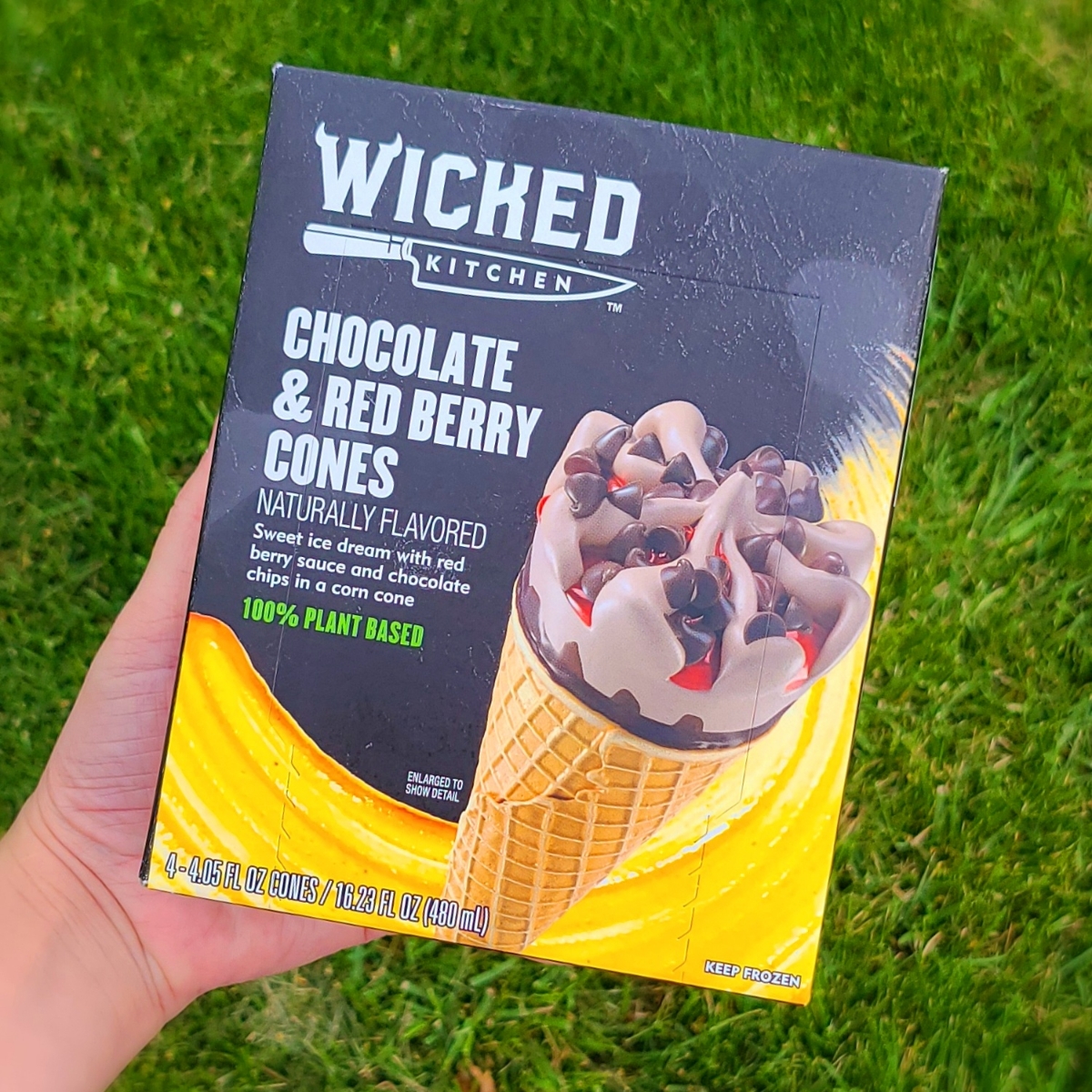 Chocolate & Red Berry Cone from Wicked - Vegan Product Reviews ...
