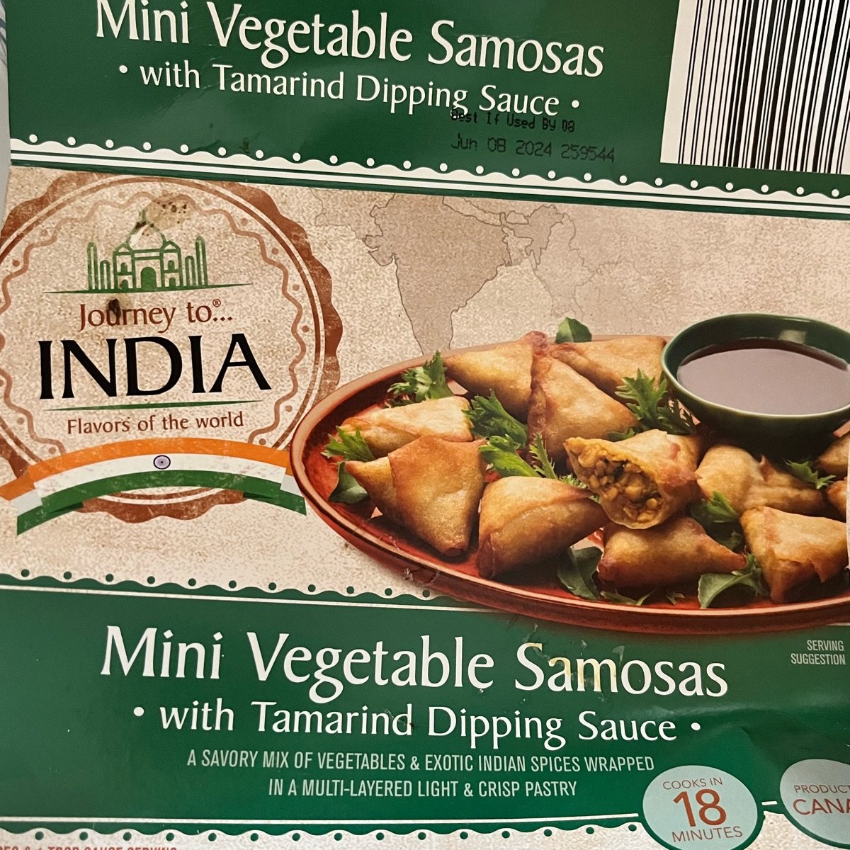 Mini Vegetable Samosas with Tamarind dipping sauce from Journey to ...