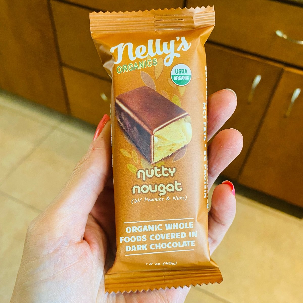 Nutty Nougat Bar from Nelly's Organics - Vegan Product Reviews ...