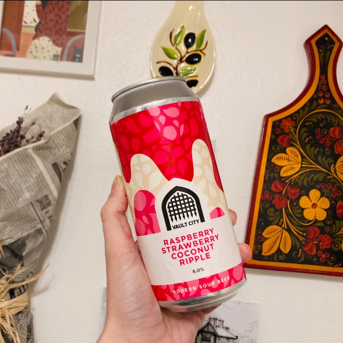 Raspberry Strawberry Coconut Ripple - Modern Sour Beer from vault city ...