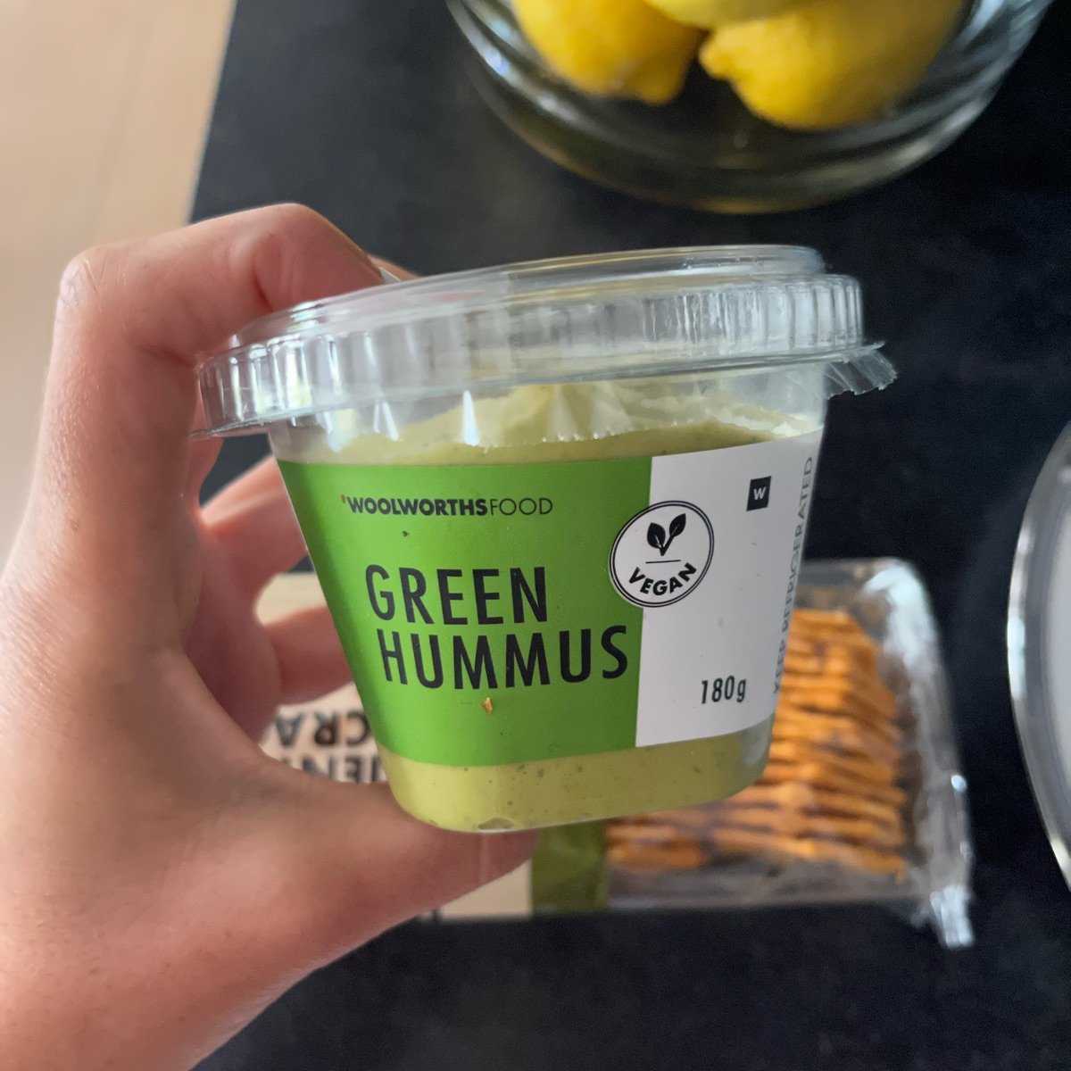 green hummus from Woolworths Food - Vegan Product Reviews & Ratings ...
