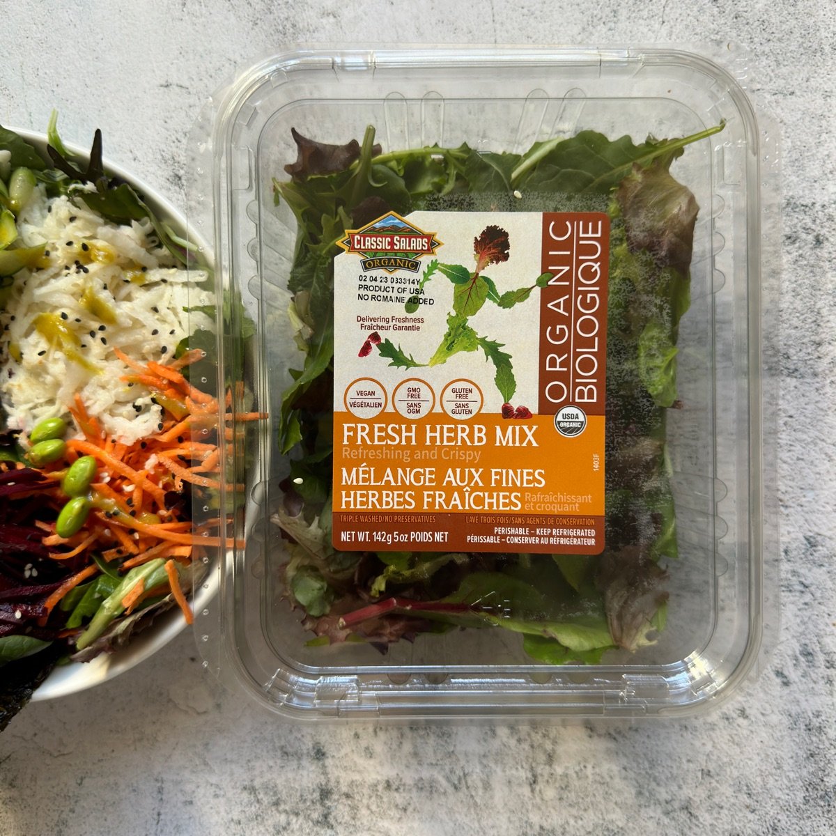 Organic Fresh Herb Mix from Classic Salads Organics - Vegan Product ...