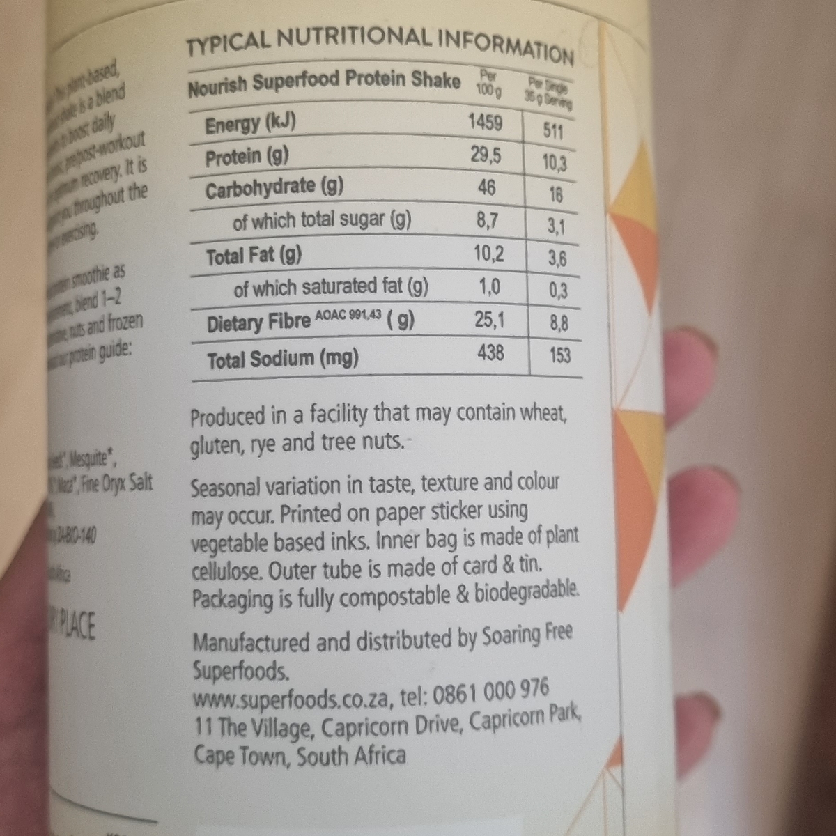 Nourish Lucuma Dream Protein Powder from Soaring Free Superfoods ...