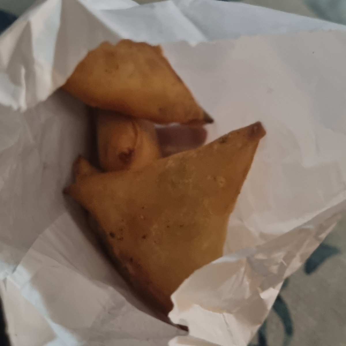 Potato 🥔 samoosas at Katz Curries, Johannesburg - Vegan Dish Reviews ...
