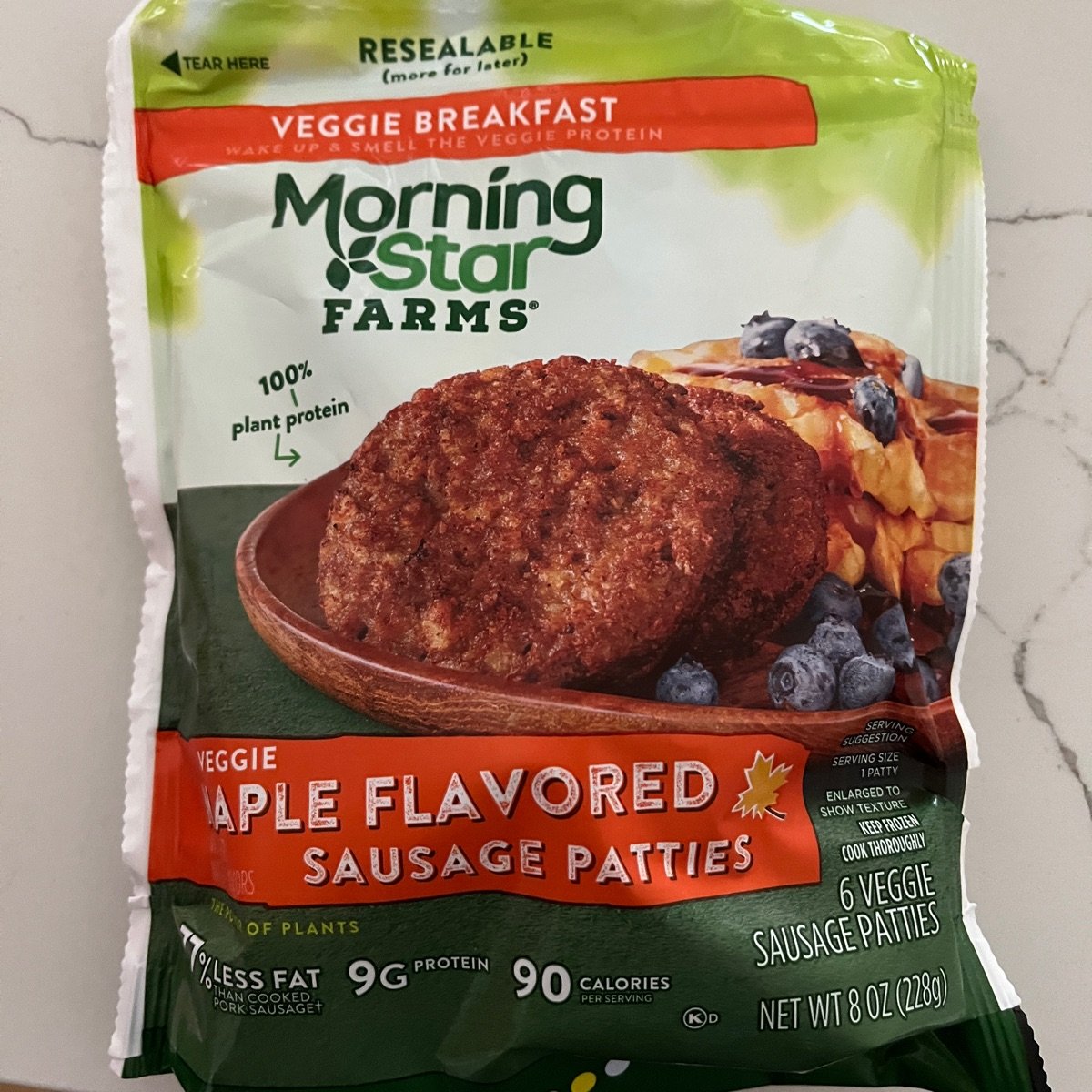 Veggie Maple Flavored Sausage Patties from MorningStar Farms - Vegan ...