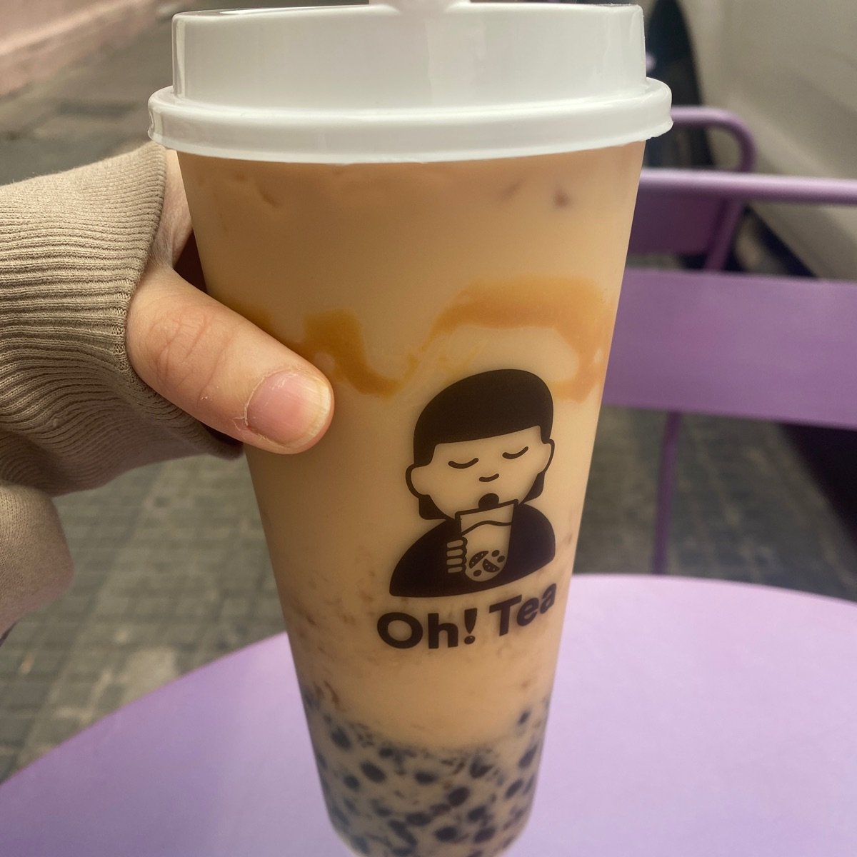 Bubble Super Caramel at Oh tea - Review by @veganiciousbab | abillion
