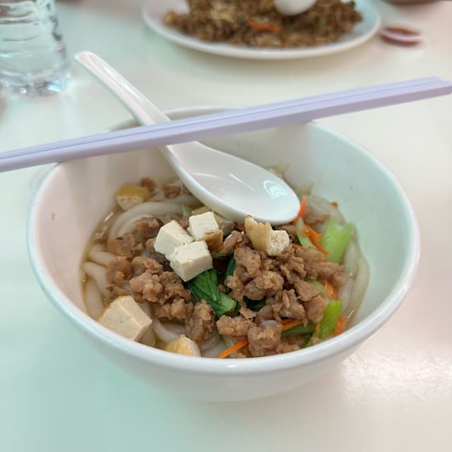 Kolo Mee Tikus at Gandhara Vegetarian Restaurant - Kuching Buddhist ...