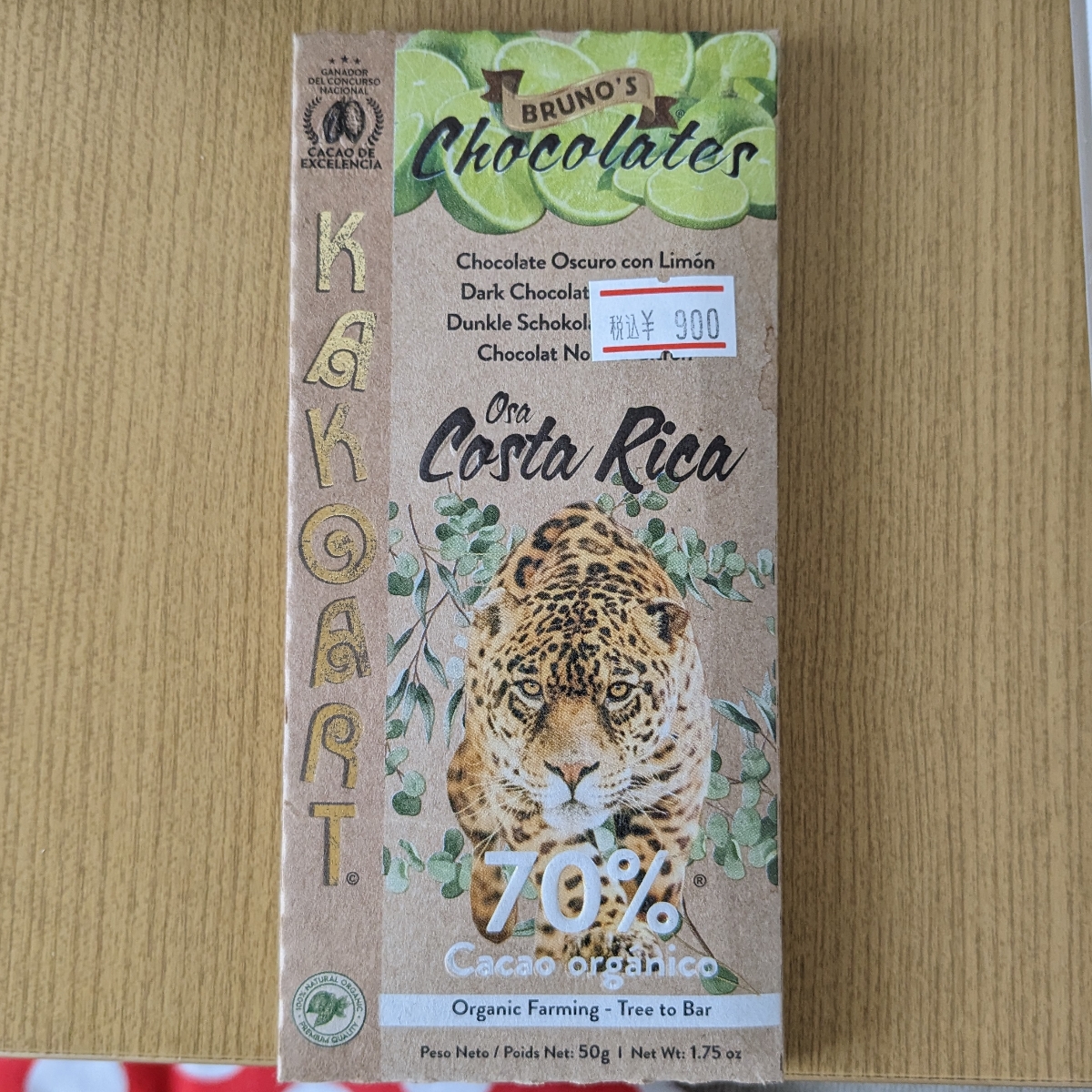 BRUNO'S chocolate 70% lemon from Bruno's Chocolates - Vegan Product ...