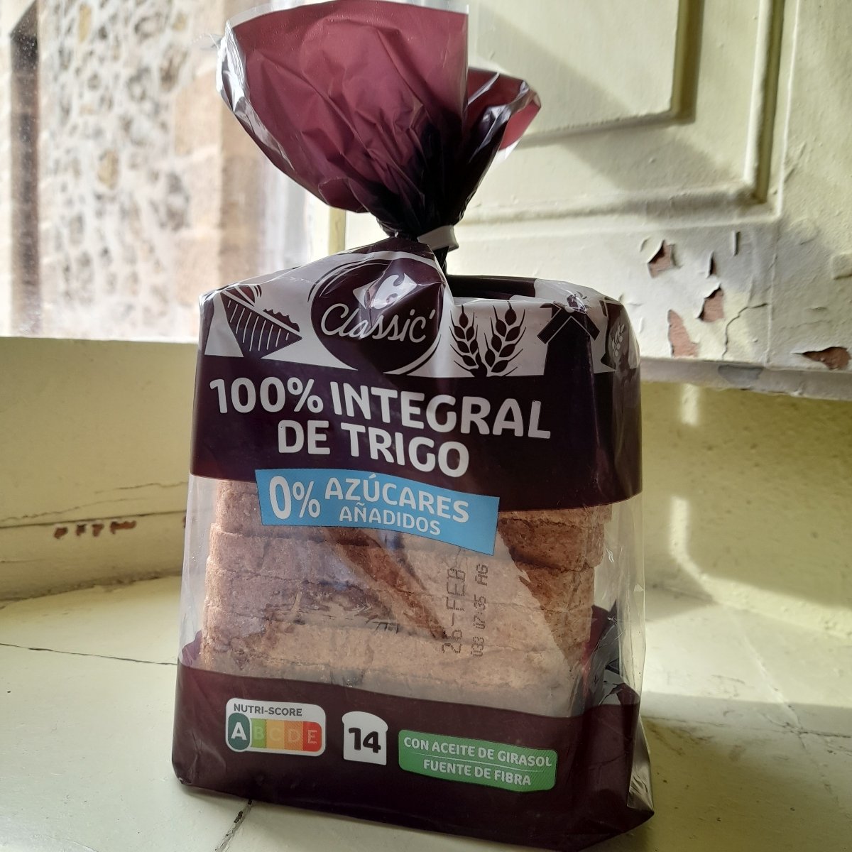 Carrefour Classic - Pan de molde 100% integral 0% azúcares añadidos ...