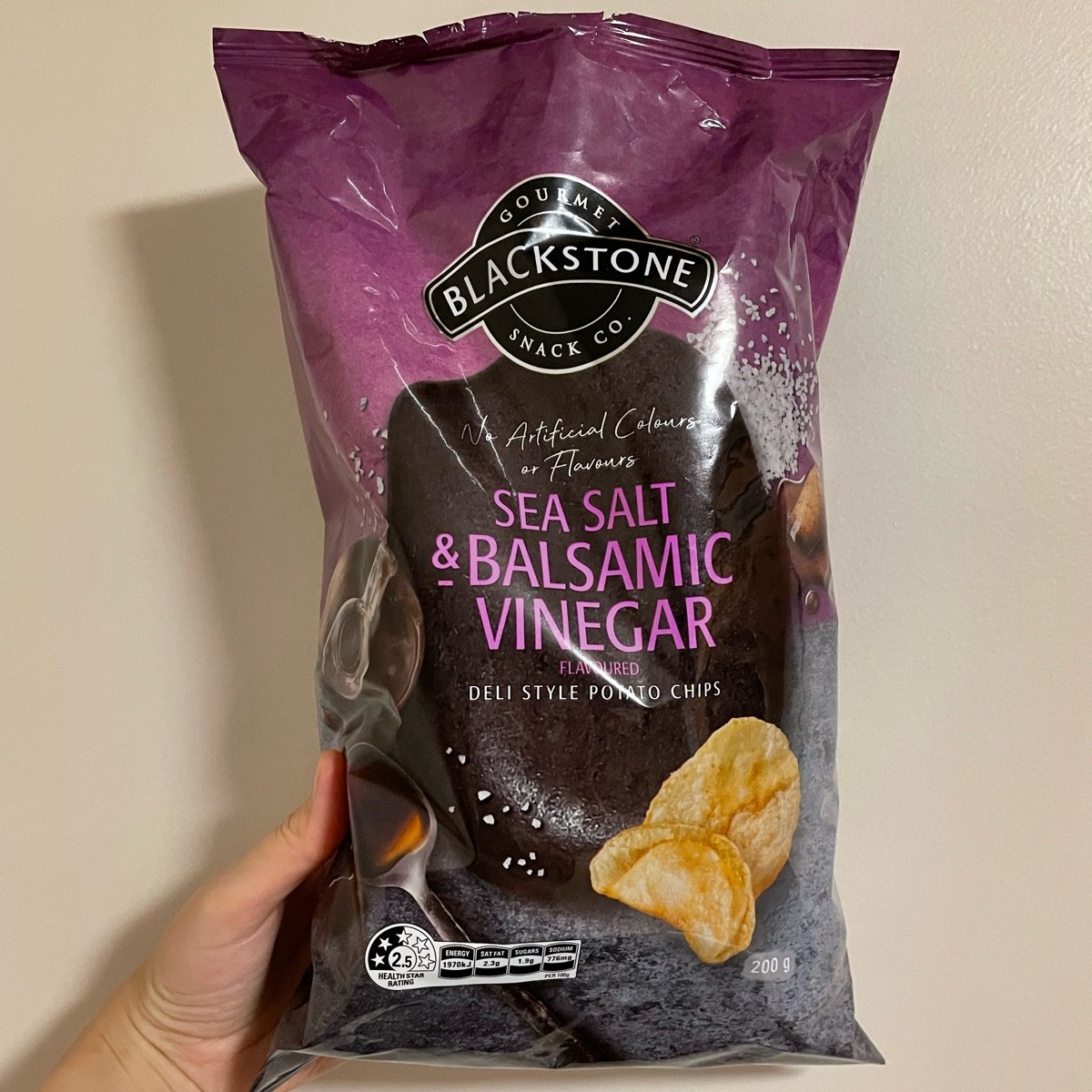 Sea Salt & Balsamic Vinegar Chips from Gourmet Blackstone Snack Co ...