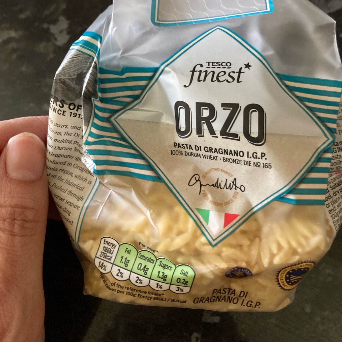 orzo from Tesco Finest - Vegan Product Reviews & Ratings | abillion