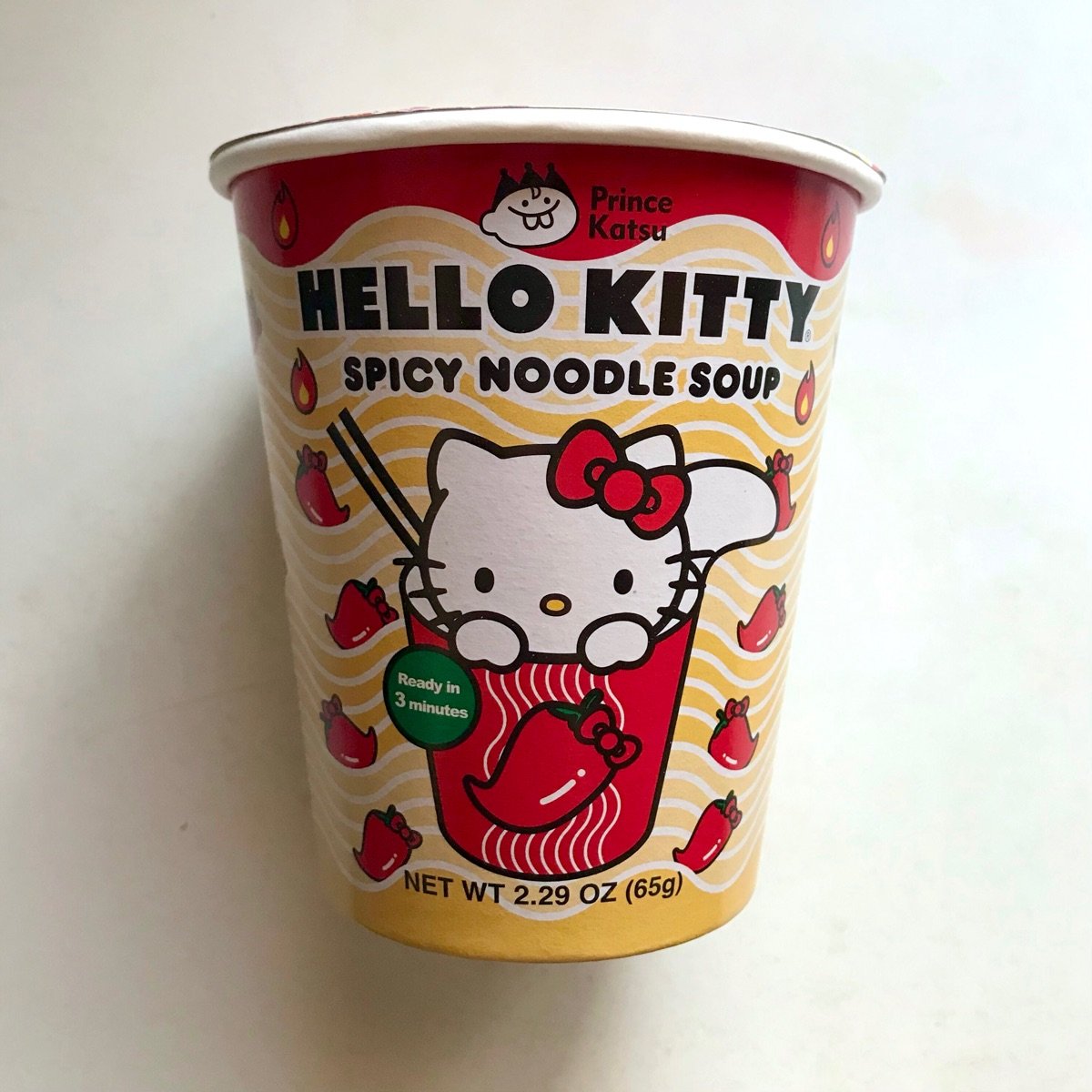 A-sha Prince Katsu Hello Kitty Spicy Noodle Soup Reviews | abillion