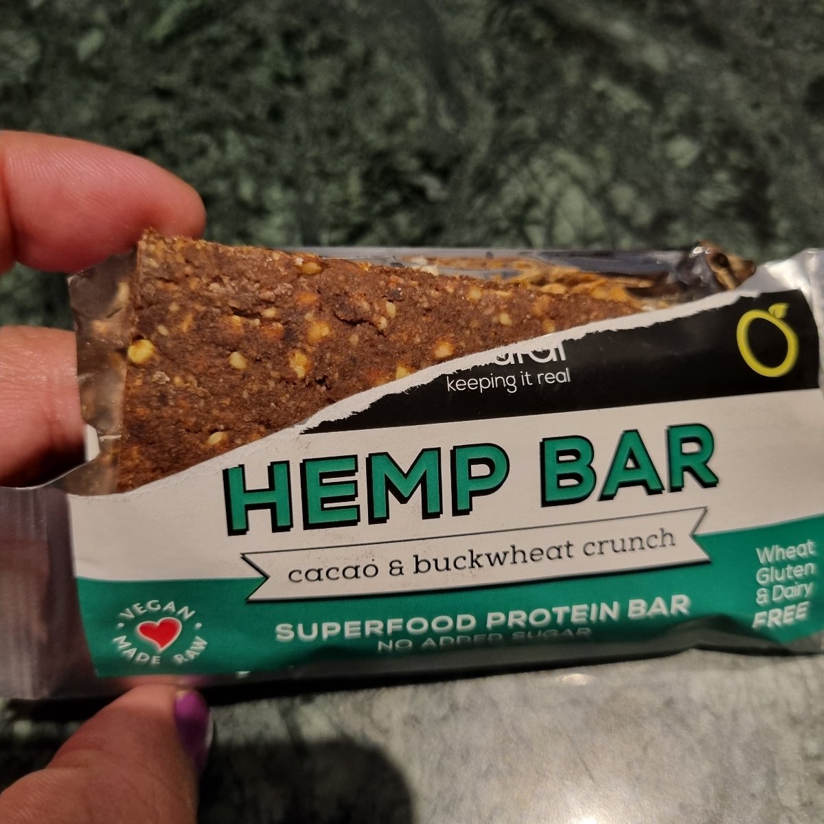 Hemp Bar from O’Natural - Vegan Product Reviews & Ratings | abillion