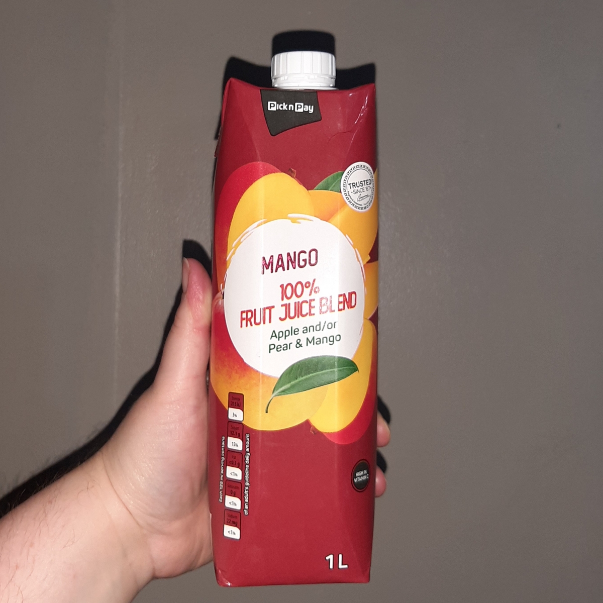100% Fruit Juice Blend Mango from Pick n Pay - Vegan Product Reviews ...