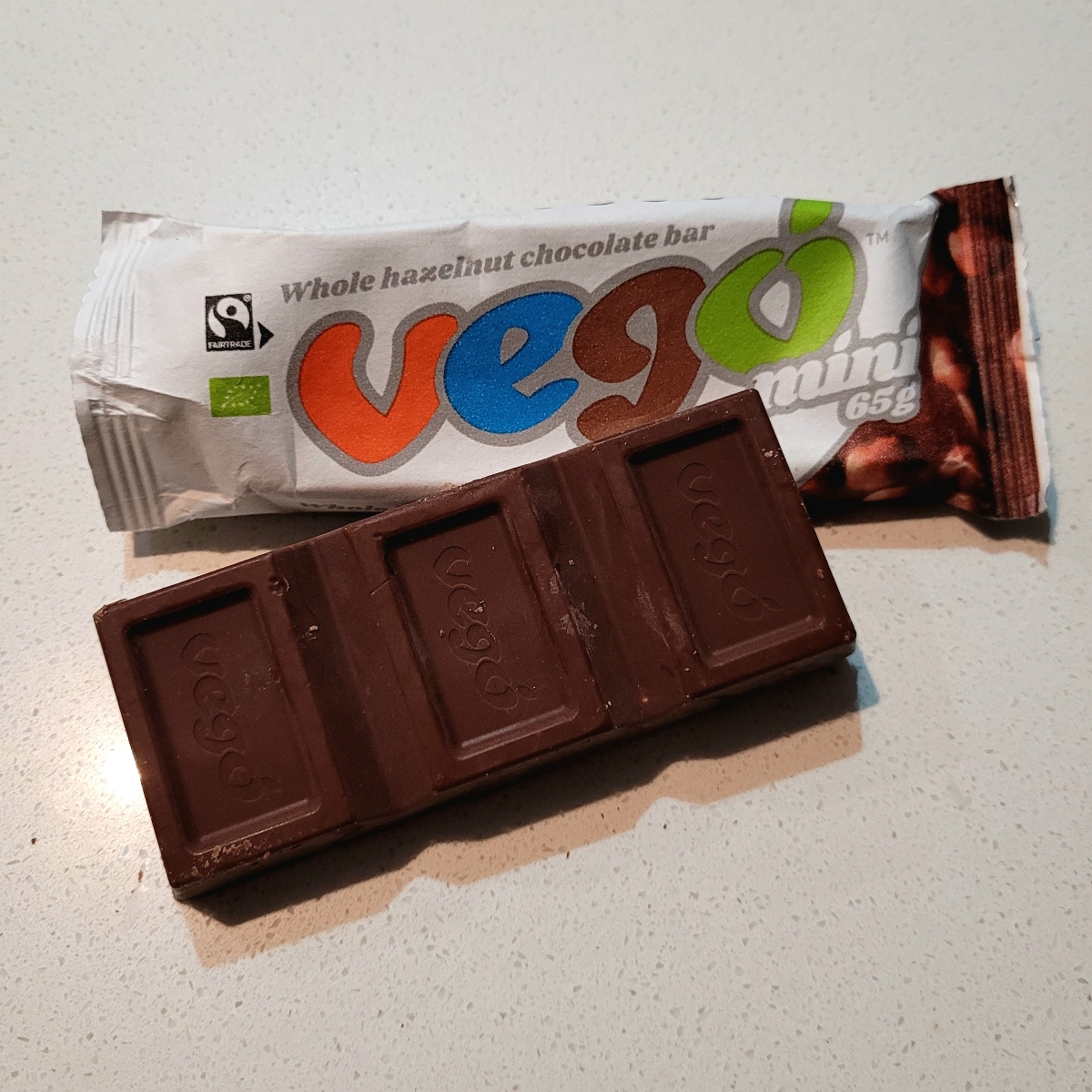Whole Hazelnut Chocolate Bar (Mini 65gms) from Vego - Vegan Product ...