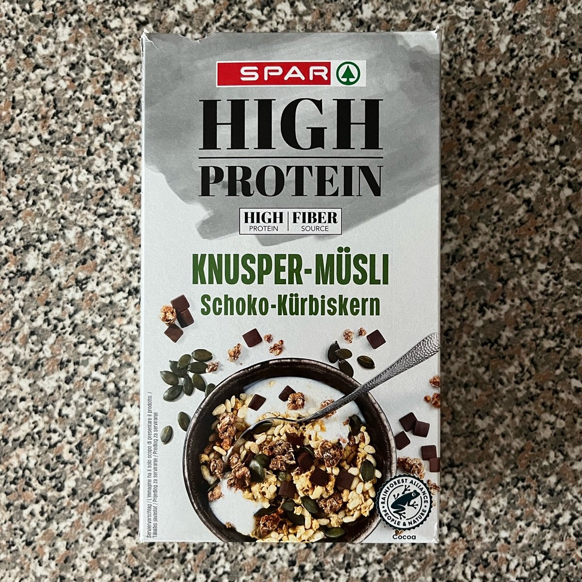 High Protein Knusper -Müsli Schoko-Kürbiskern from Spar - Vegan Product ...